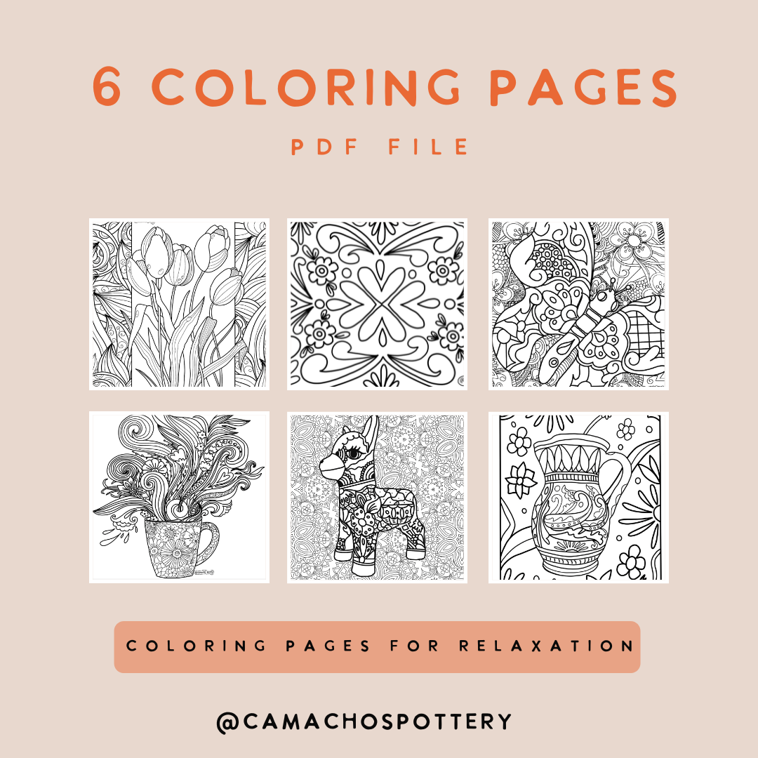 coloring pages of mexican culture