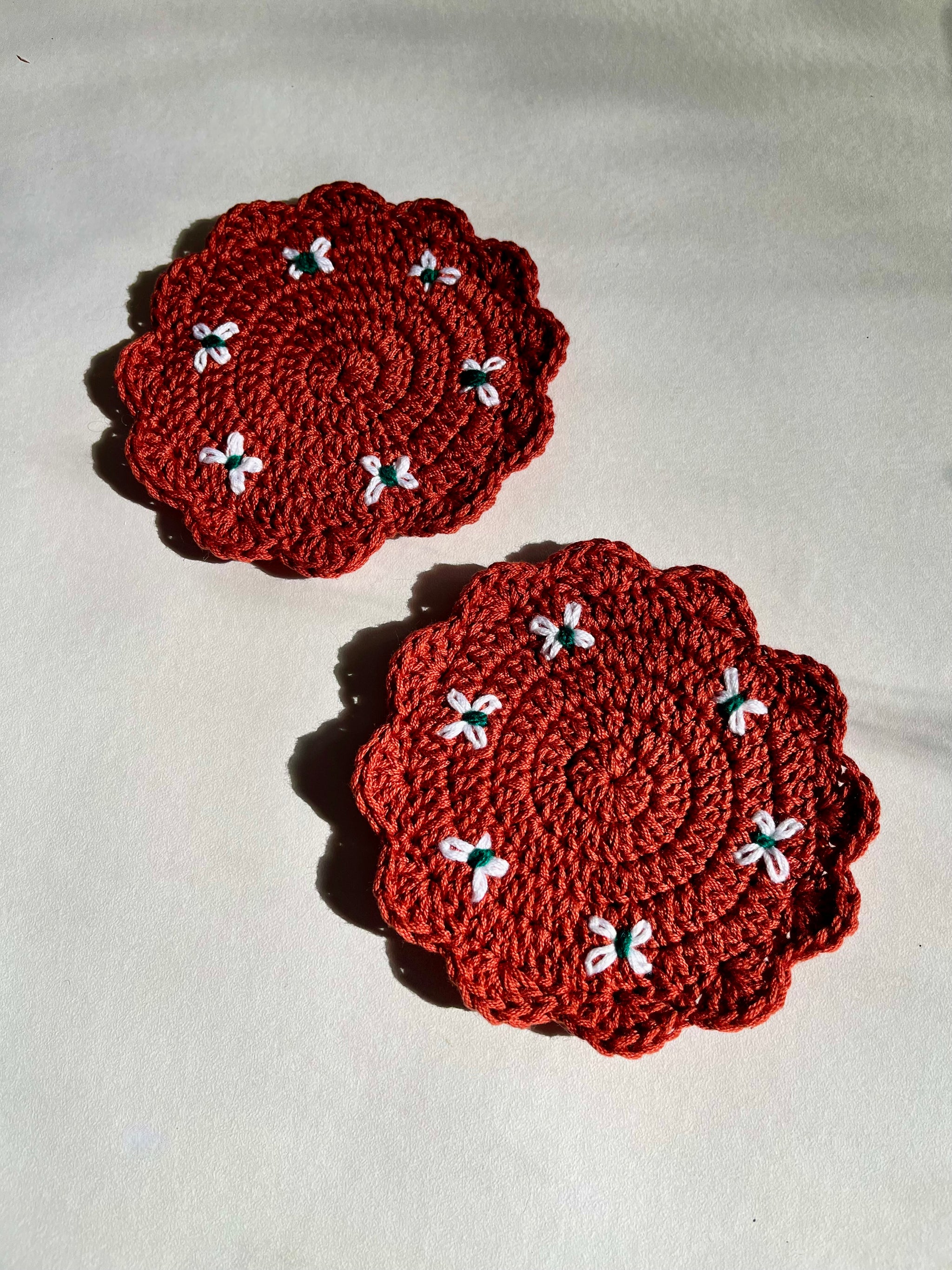 Barro Style Crochet Coaster 🌵 – Camachos Pottery