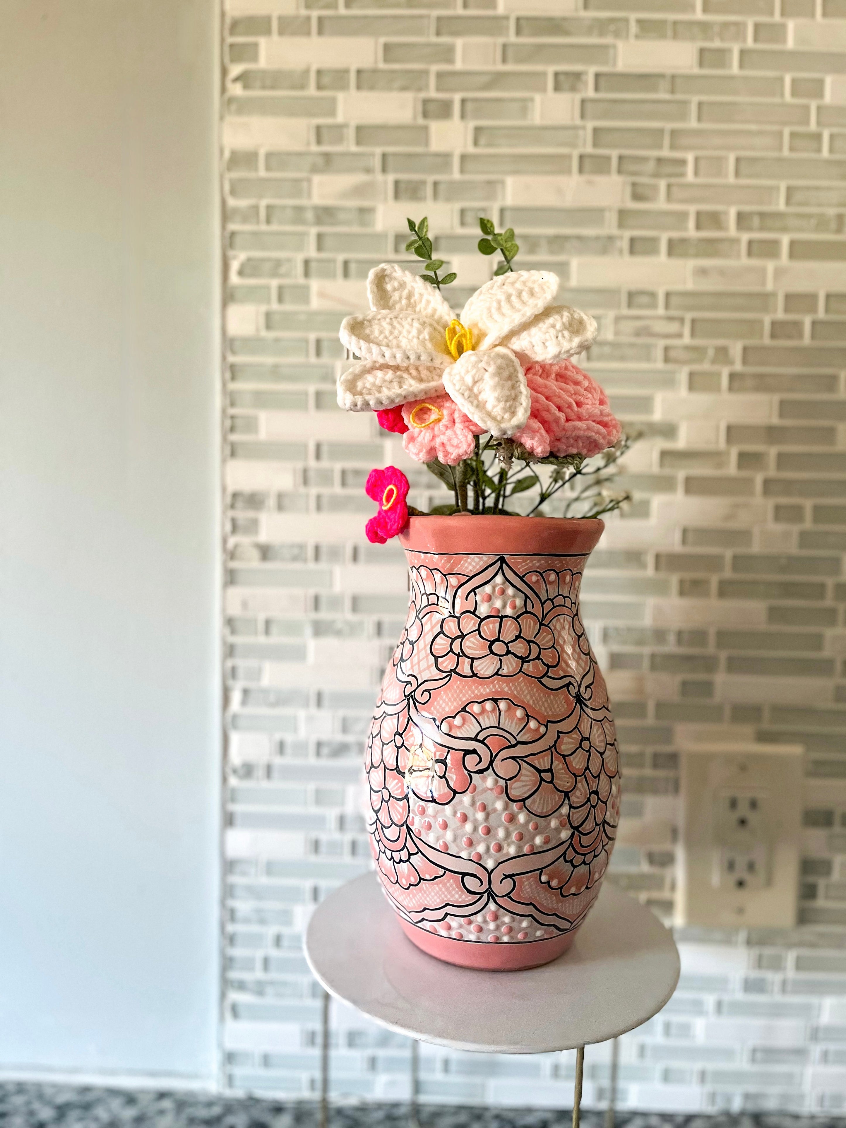 Talavera Mexican Vase – Camachos Pottery