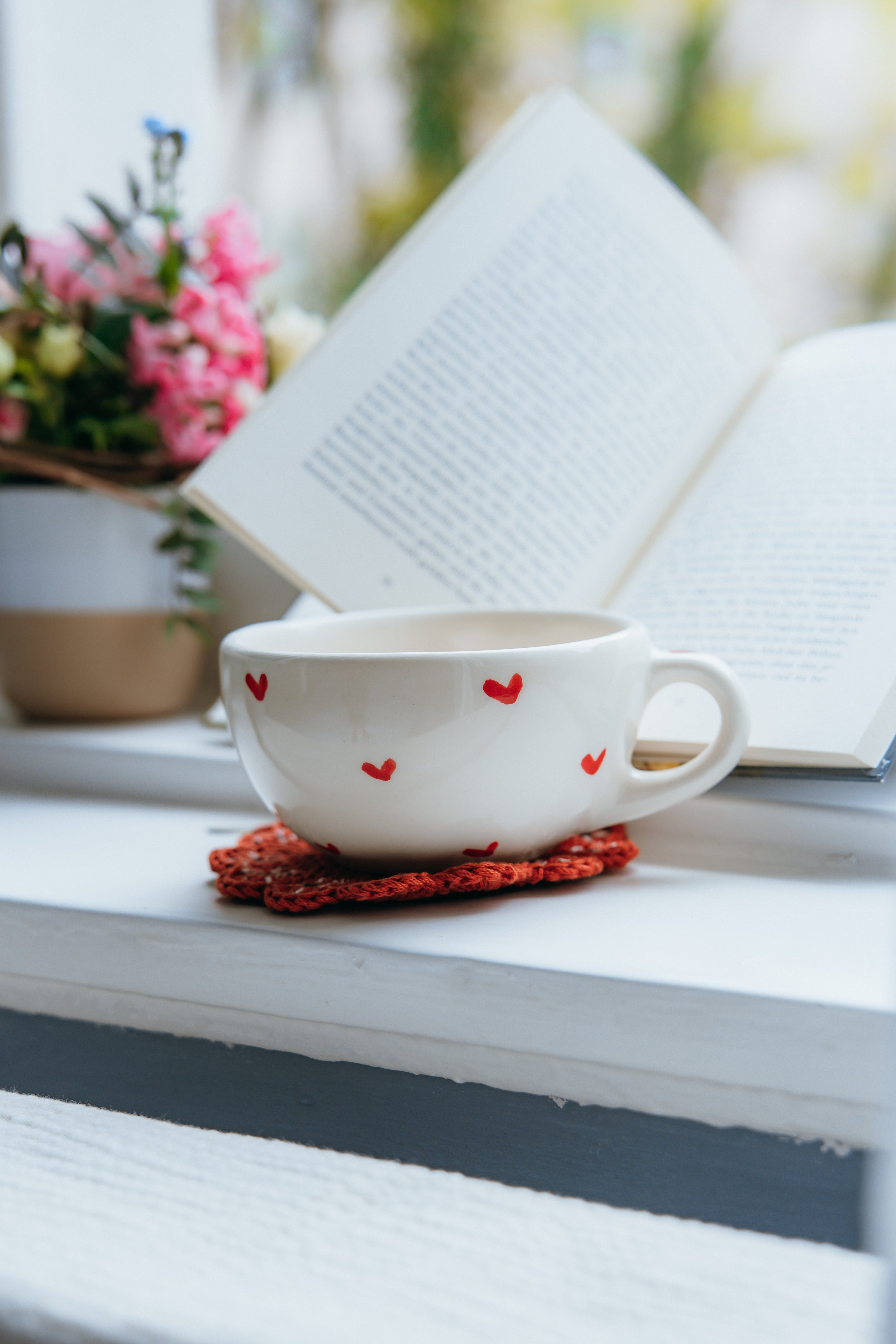 Ceramic Heart Mug – Camachos Pottery